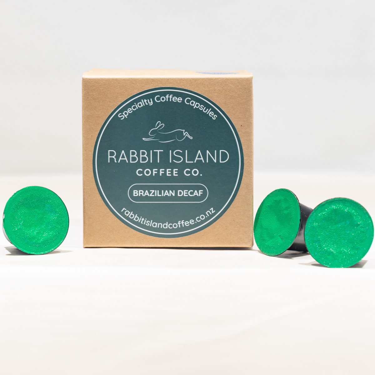Swiss Water Decaf | Premium Coffee Capsules | Small Batch Roasted NZ – Rabbit Island Coffee Co.
